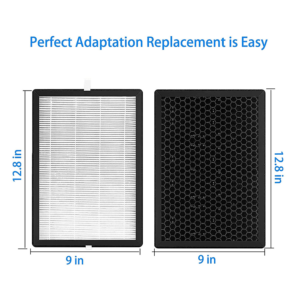Bibolic Replacement Filter Compatible with GL-FS32 Series Air Purifier, 2 Pack True HEPA Replace Filters