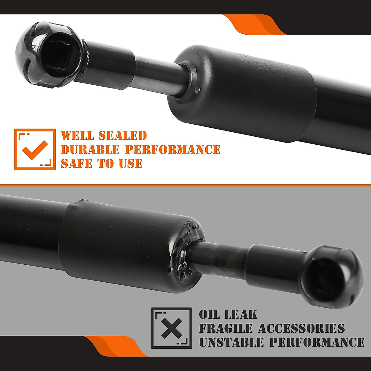 The Mechanic Shop TMS Truck Tailgate Assist Accessories Compatible with 2009-2018 Dodge Ram 1500 and 2019-2024 Ram 1500 Classic, 2010-2024 Ram 2500 3500 Tailgate Damping Strut Accessories