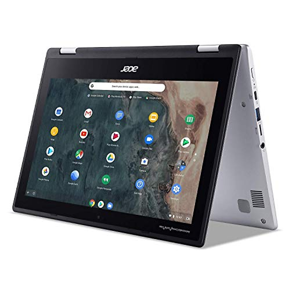 Acer Chromebook Spin 311 CP311-2H-C3KA Convertible Laptop, Intel Celeron N4000, 11.6" HD Touchscreen, 4GB LPDDR4, 64GB eMMC, Gigabit WiFi, Bluetooth 5.0 (Renewed)