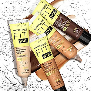 Maybelline Fit Me Tinted Moisturizer, Natural Coverage, Face Makeup, 220, 1 Count