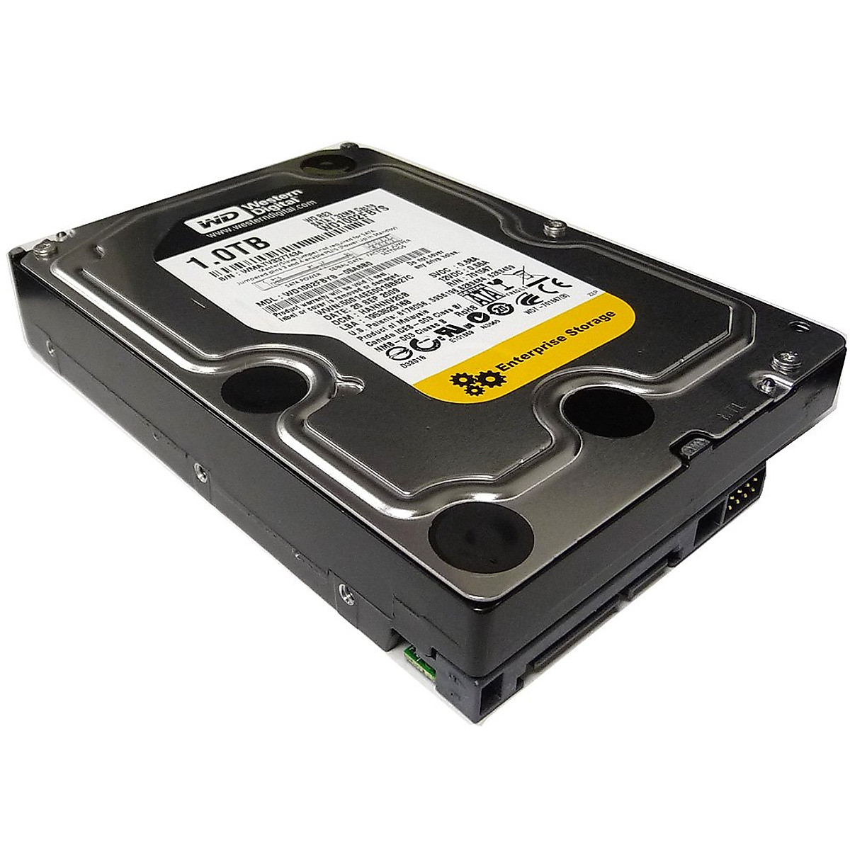 Western Digital 1 TB RE3 SATA 3 Gb/s 7200 RPM 32 MB Cache Bulk/OEM Enterprise Hard Drive - WD1002FBYS