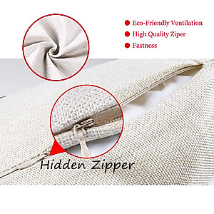 Smilyard Outdoor Lumbar Throw Pillow Cover Lavender Garden Patio Cases Purple Flowers Floral Pillows Cushion Lavender Cotton Linen Decor Home Sofa Couch Bed Office(Lavender), 12 inch X 20 inch