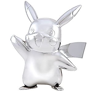 Pokémon 25th Celebration 3-inch Silver Pikachu #2 - Pokémon Figure - Pokémon Fan Must Have Toy - Officially Licensed 25th Anniversary Pokémon Product from Jazwares