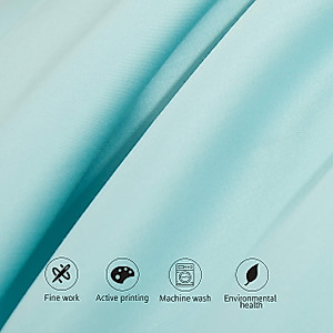 NTBAY Egyptian Cotton Body Pillowcase - 500 Thread Count Cotton Body Pillow Cover - Soft and Breathable Envelope Closure Body Pillowcase for Adults, 20x54 Inches, Aqua