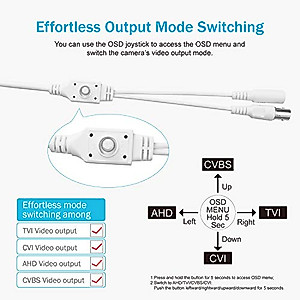 ANNKE 1080P CCTV Home Surveillance Bullet Add–On Camera, 2MP Hybrid 4-in-1 Wired Security Camera with 100ft Night Vision, IP66 Weatherproof and Dustproof for Outdoor Use