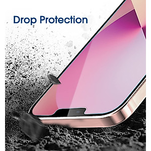 amFilm Glass Screen Protector Compatible with iPhone 13 Mini 5.4" Display, 2021, With Easy Installation Tray - Case Friendly, Tempered Glass, 3 Pack