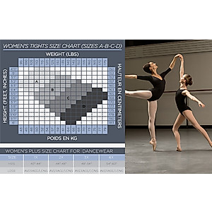 Danskin Women's Compression Footed Tight, Light Toast, C