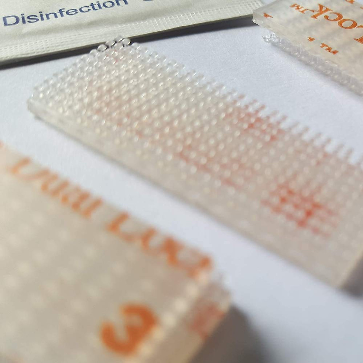 EZ Pass I-Pass SunPass Fastlane Dual Lock Adhesive Mounting Strips 4 Each 1-1/2 in with Prep Pad