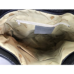 LaGaksta Stella Convertible Leather Backpack Purse – Casual Travel Tote Bag (Black)