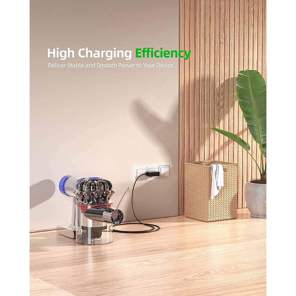 24.35V 16.75V Charger Replacement for Dyson DC35 DC31 DC34 DC44 DC56 DC30 DC45 917530-11 17530-02 Cordless Vacuum Cleaner Power Charging Adapter Cord