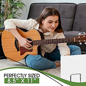 walrus productions Mini Guitar Chord Chart Poster - Laminated Guitar Chord Poster for Beginners and Musicians - Guitar Posters for Walls with 116 Chords - Acoustic Guitar Accessories - 8.5" x 11"