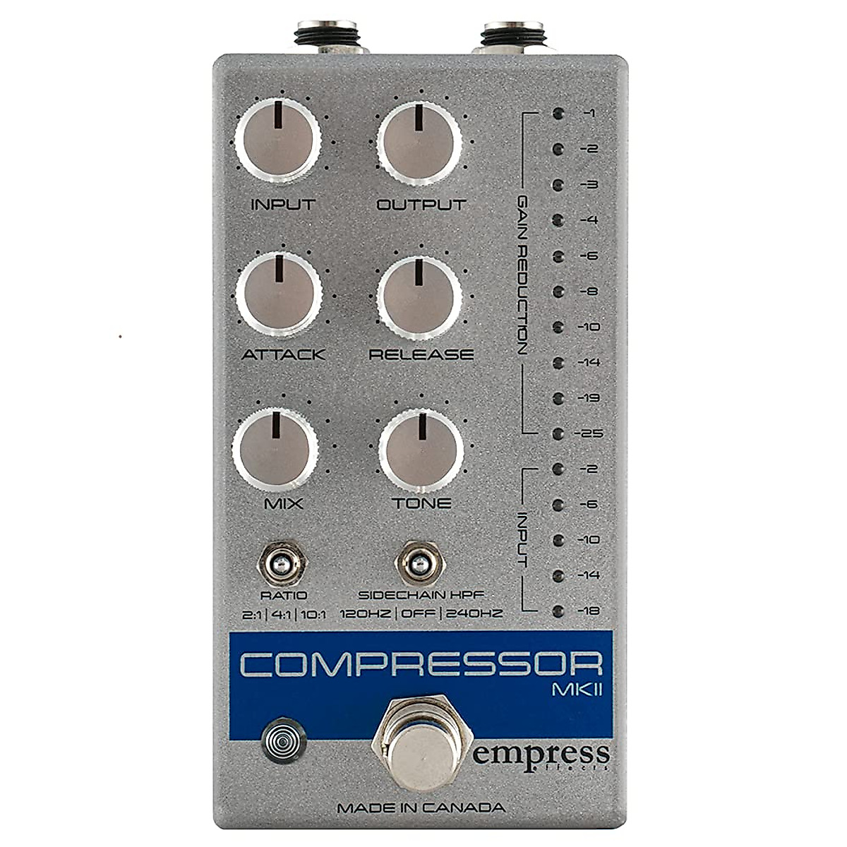 Empress Compressor MKII Guitar Effects Pedal, Silver Sparkle, CP2S