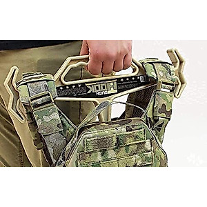 Tough Hook Original Hangers Set of 2 Blue and Grey |USA Made | Multi Pack