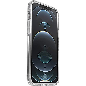 OtterBox Symmetry Clear Seires Case for iPhone 12 Pro Max (Only) - with Performance Glass Screen Protector - Bundle Packaging - Clear