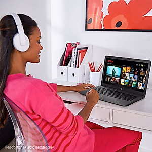 HP 2021 Newest Premium 14 inch HD Laptop, Intel Dual-Core Processor Up to 2.6GHz, 4GB RAM, 64GB eMMC Storage, Webcam, Bluetooth, HDMI, Wi-Fi, Brilliant Black, Windows 11 with 1 Year Microsoft 365