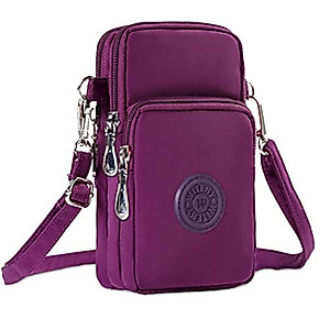 WITERY Women Mini Crossbody Bag Purse Wrist Cell Phone Bag Women’s Shoulder Handbag Multiple pocket Wallet for Ladies