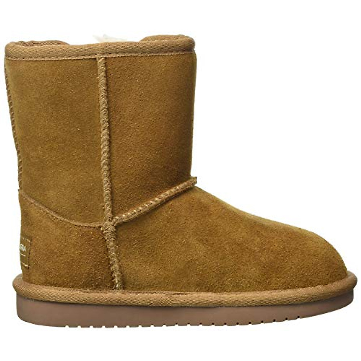 Koolaburra by UGG Unisex-Child Victoria Short Fashion Boot, Chestnut, 02 Youth US Little Kid