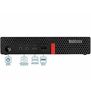 Lenovo ThinkCentre M920q Tiny Desktop,Intel 6 Core i5-8500T,16GB RAM,256GB NVME SSD,HDMI,DisplayPort,WiFi,Bluetooth,Wireless Keyboard Mouse,Windows 11 (Renewed)