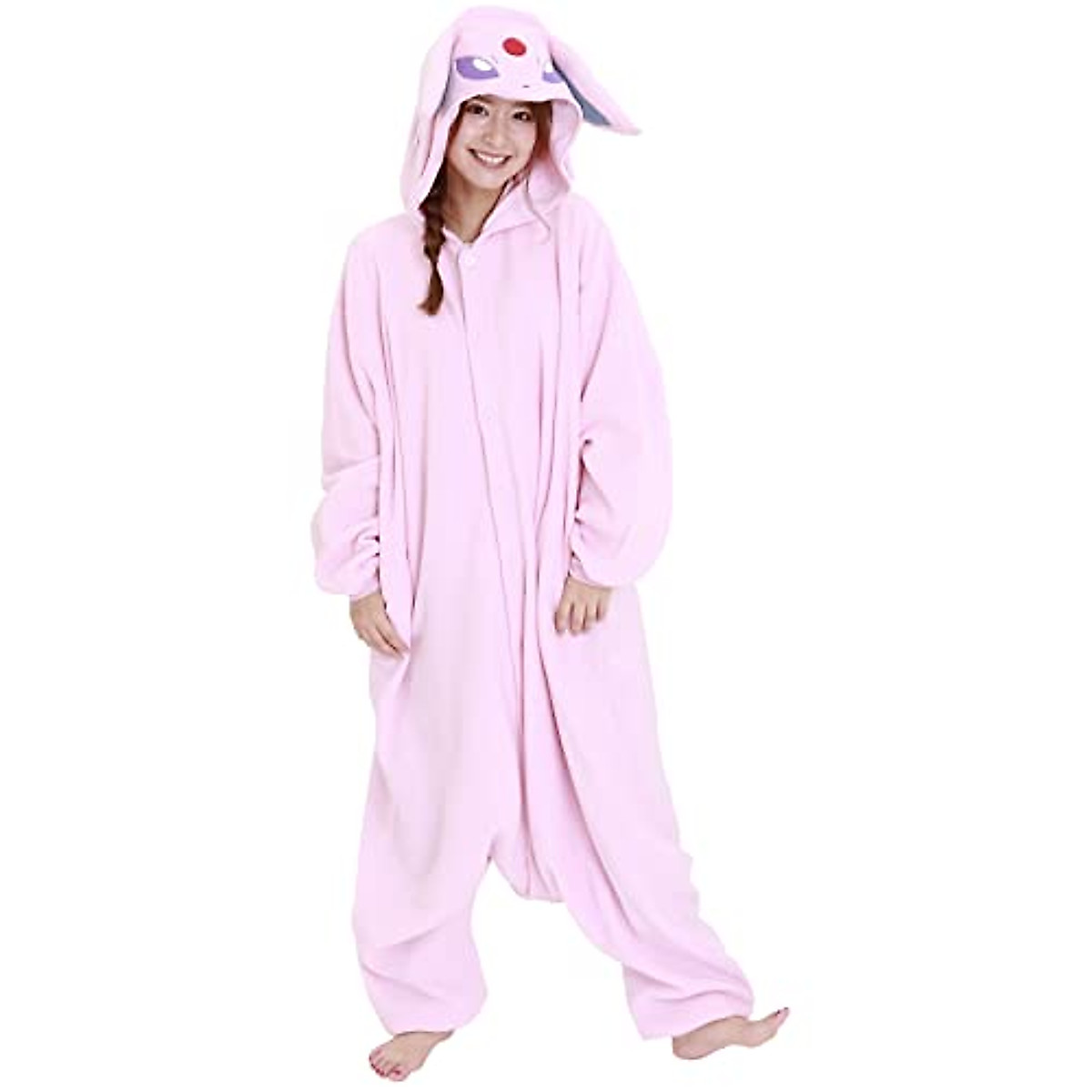 SAZAC Kigurumi - Pokemon - Espeon - Onesie Jumpsuit Halloween Costume