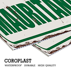 Autravelco Proud to Be from Mauritania Yard Signs with Stakes 12x18 Inch City Flag International Festival Customized Lawn Signs with Stakes for House Rent Outdoor Decoration