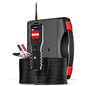 ANCEL PB100 Automotive Power Circuit Probe Tester, 12V 24V Car Test Light Electrical Diagnostic Tool Master Kit AC DC Digital Voltage Short Finder, Relay Fuse Tester Trailer 3 System Thermometer 4
