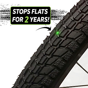 Slime 30074 Bike Inner Tubes with Slime Puncture Sealant, Extra Strong, Self Sealing, Prevent and Repair, Schrader Valve, 26"x1.75-2.125", Value 2-Pack