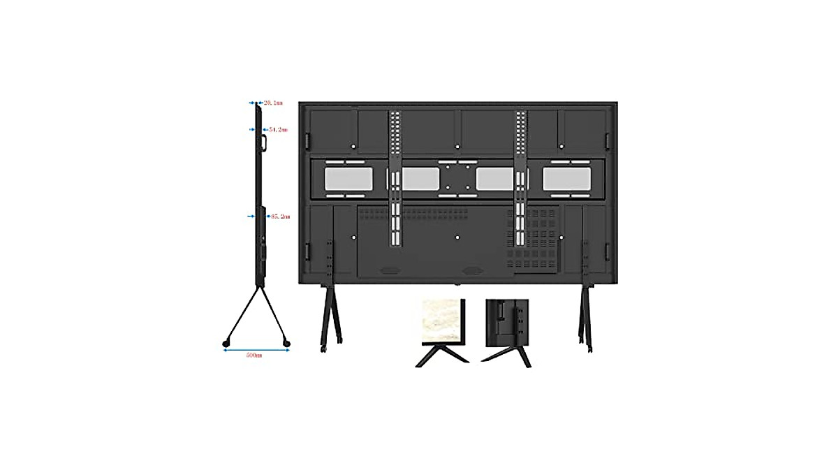 GTUOXIES 110-Inch 4K UHD LED LCD TV for Commercial & Home Use