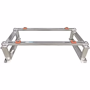 Heavy Duty Stainless Steel Condenser Mount - Universal AC Mount for Mini Split Air Conditioner - Heat Pump Base Mount, Supports 500 Lbs, Anti-Rust, Low Temperature, High Temperature