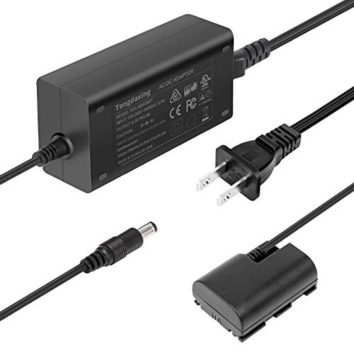 ACK-E6/ACE6N DR-E6 Continuous Power Adapter LP-E6 Dummy Battery for Canon EOS 70D 80D 90D 5Ds 5Ds R 5D Mark II III IV 6D 6D Mark II 7D 7D Mark II 60D 60Da EOS R R5 R6 R7 Cameras by Tengdaxing