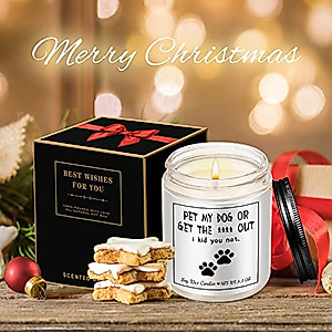 Funny Dog Mom Gifts for Women, Dog Lovers Gifts for Women Men, Dog Dad Gifts for Men, Pet Gifts, Dog Lover Gift Ideas, Dog Candle Gifts for Birthday Christmas&Thanksgiving Day Warm Gift