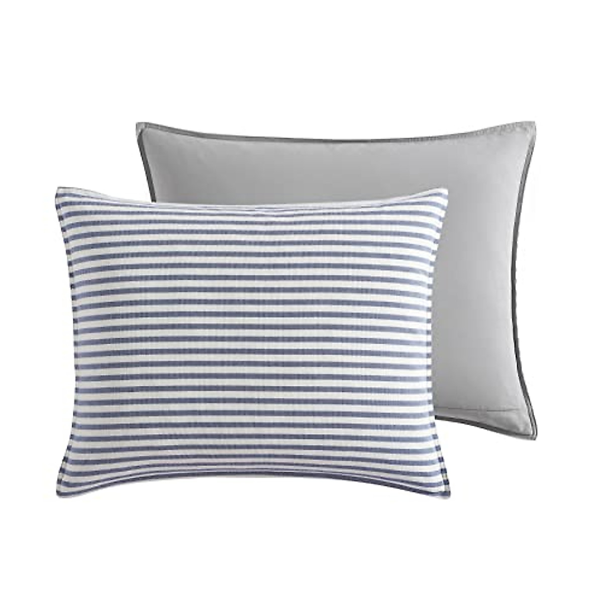 Nautica - Queen Comforter Set, Cotton Reversible Bedding with Matching Shams, Mediterranean Inspired Home Decor for All Seasons (Fairwater Blue, Queen)