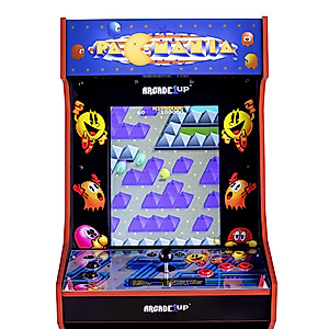 ARCADE1UP Pacmania Bandai Legacy Edition with Riser & Light-up Marquee Arcade Cabinet
