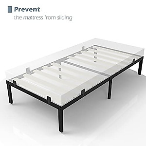 ONEMO Non-Slip Mattress Gaskets/Anti-Slip Baffle Fit for Bed Frames/Adjustable Size/Wide Applicability/Easy to Assemble / 6 PCS,Black