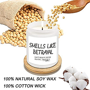 Lovearth Funny Going Away Gift for Coworker, Best Friend Moving, Coworker Leaving Gifts for Women, Men - New Job, Promotion Gift, Farewell, Goodbye Gifts for Coworkers, Boss, Lavender Scented Candles