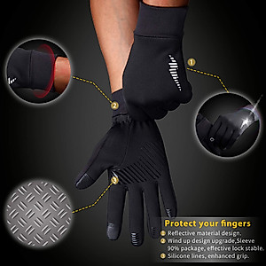 SIMARI Winter Gloves Women Men Ski Snow Gloves Liner Thermal Warm Touch Screen, Suit for Running, Cycling, Biking, Hiking, Driving, Walking, Typing, Freezer Work, Sports, Soccer, Shooting, Gaming 102