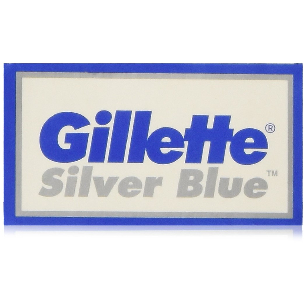 25 Silver Blue Double Edge Razor Blades Made in Russia by 7 O'clock