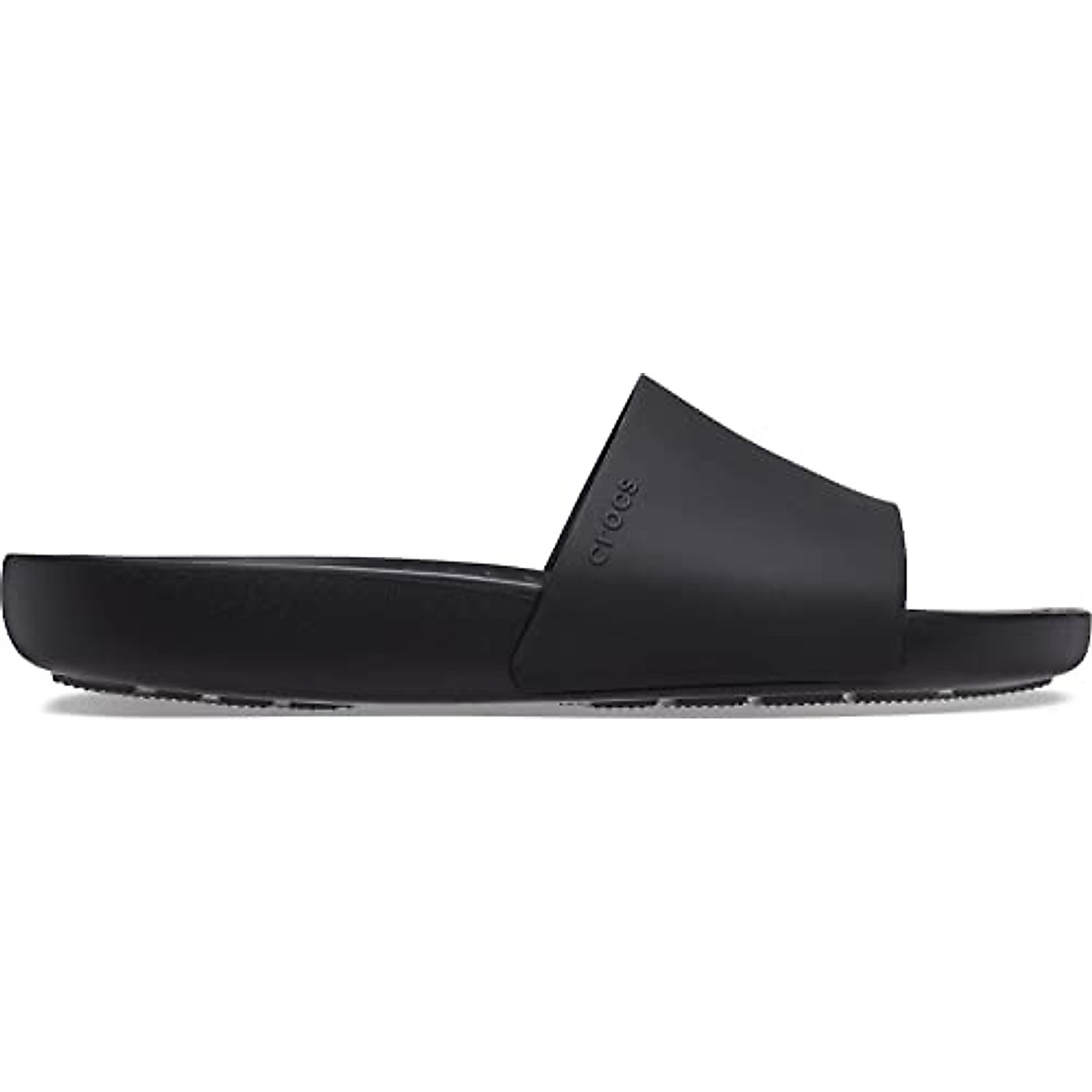 Crocs Women's Splash Slides Sandal, Black, 7