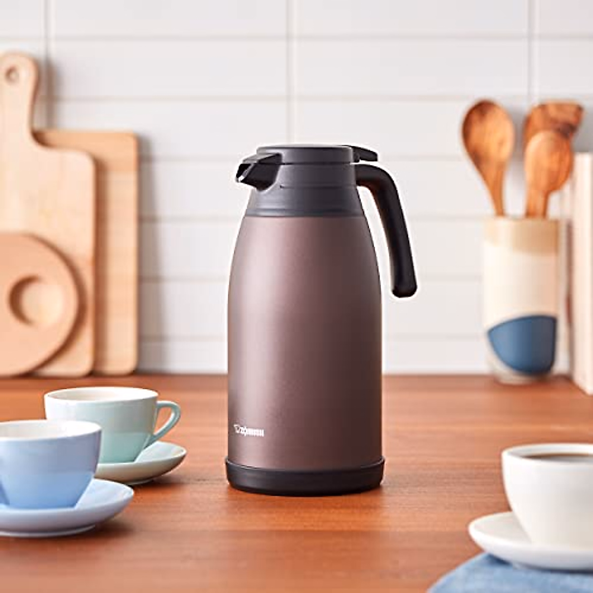 Zojirushi SH-RA19TA Stainless Steel Vacuum Carafe, 1.9 L, Brown