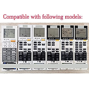 RCECAOSHAN Replacement for Mitsubishi Electric AC Air Conditioner Remote Control SG15F SG15H SG162 PAR-SL100A-E SG176 SG20A SG181 SG182 SG18J SG20B SG11D