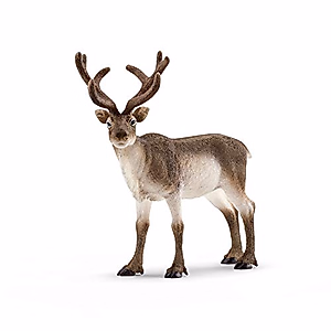Schleich Wild Life, Animal Figurine, Animal Toys for Boys and Girls 3-8 Years Old, Reindeer, Ages 3+