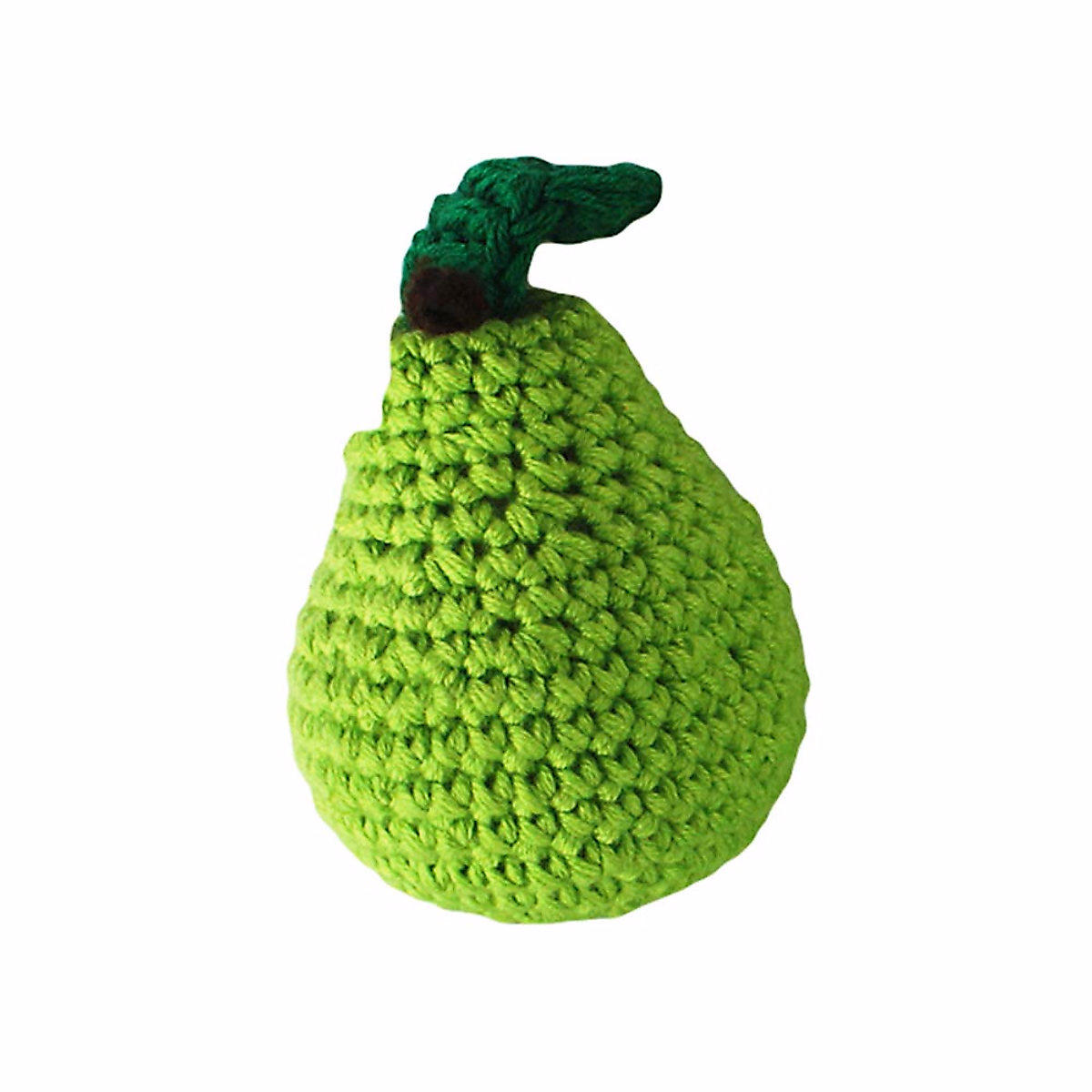 BARMI Realistic Vegetable Fruit Lemon Crochet Knit Toy Newborn Baby Photography Props,Perfect Child Intellectual Toy Gift Set Random Color Green Pear