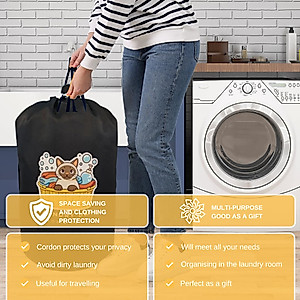 "Extra Large Heavy Duty Laundry Bag for Travel, Locking Drawstring Closure, Large Bags Will Fit a Laundry Basket or Hamper and Strong Enough to Carry up to Three Loads of Clothes 1 Bags"CAT "