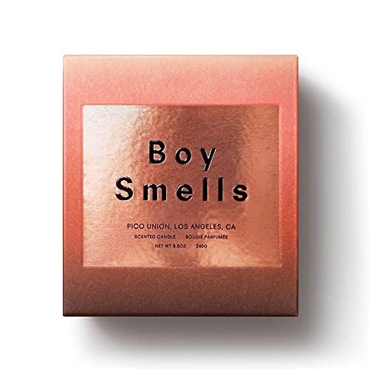 Limited Edition Slow Burn Boy Smells Candle | 50 Hour Long Burn | Coconut & Beeswax Blend | Luxury Scented Candles for Home (8.5 oz)