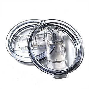 20 oz Tumbler Lids, PIVHWIR 2 Pcs Cover Replacemen Spill-proof Splash Resistant Travel Mug Lid Fits for Inner diameter 3.15 INCH Yeti Rambler, Ozark Trail, Old Rtic