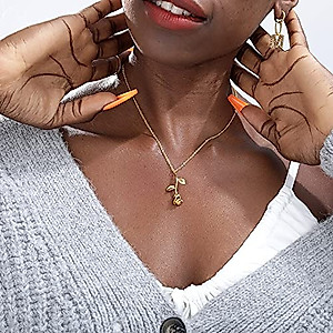 Oyalma Rose Flower Pendant Necklaces For Women Vintage Chain Necklace Glamour 2021 Fashion Valentine Jewerly-78069