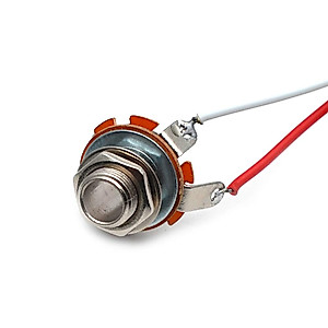 SAPHUE Guitar Wiring Harness Set Prewired 500K Pots 3 Way Toggle Switch Wiring Harness Kit with 6.35 Output for Electric Guitar