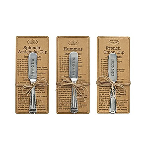 Mud Pie Recipe Spreader Set, 5.5", Spinach