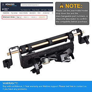 FAERSI Exterior Tailgate Liftgate Handle Rear Latch Hatch Door Handle Metal for Toyota Sequoia 2001-2007 & 1998-2003 Toyota Sienna #79600, 690900C080