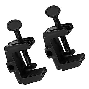 YILUXIANGYANG 2 Pcs Desk Clamp Work Light Mounting Bracket Heavy-duty Plastic Table Mounting Clamp for Desk Lamp, Magnify Lamp, Tablet Holder, Etc