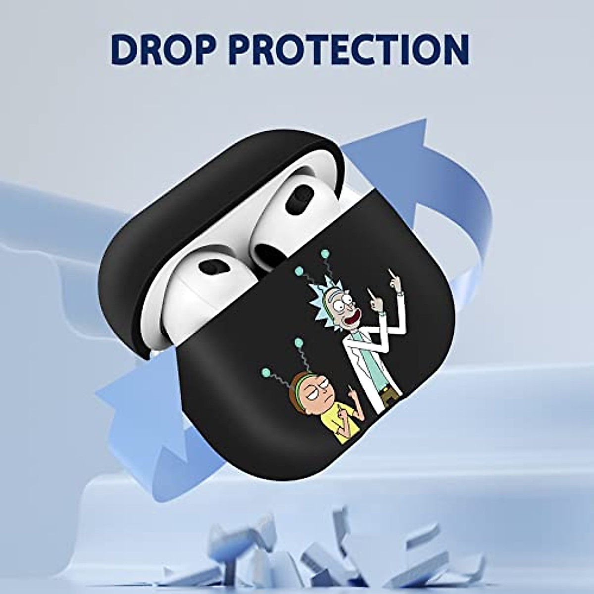 JoySolar for Airpods 3 Case Cute Cartoon Cool Unique Silicone Cases for Apple Airpod Air Pods 3rd Gen Cover Kawaii Fun Funy Fashion Design Soft IMD Shell for Girls Boys Girly (Friendly Gestures)